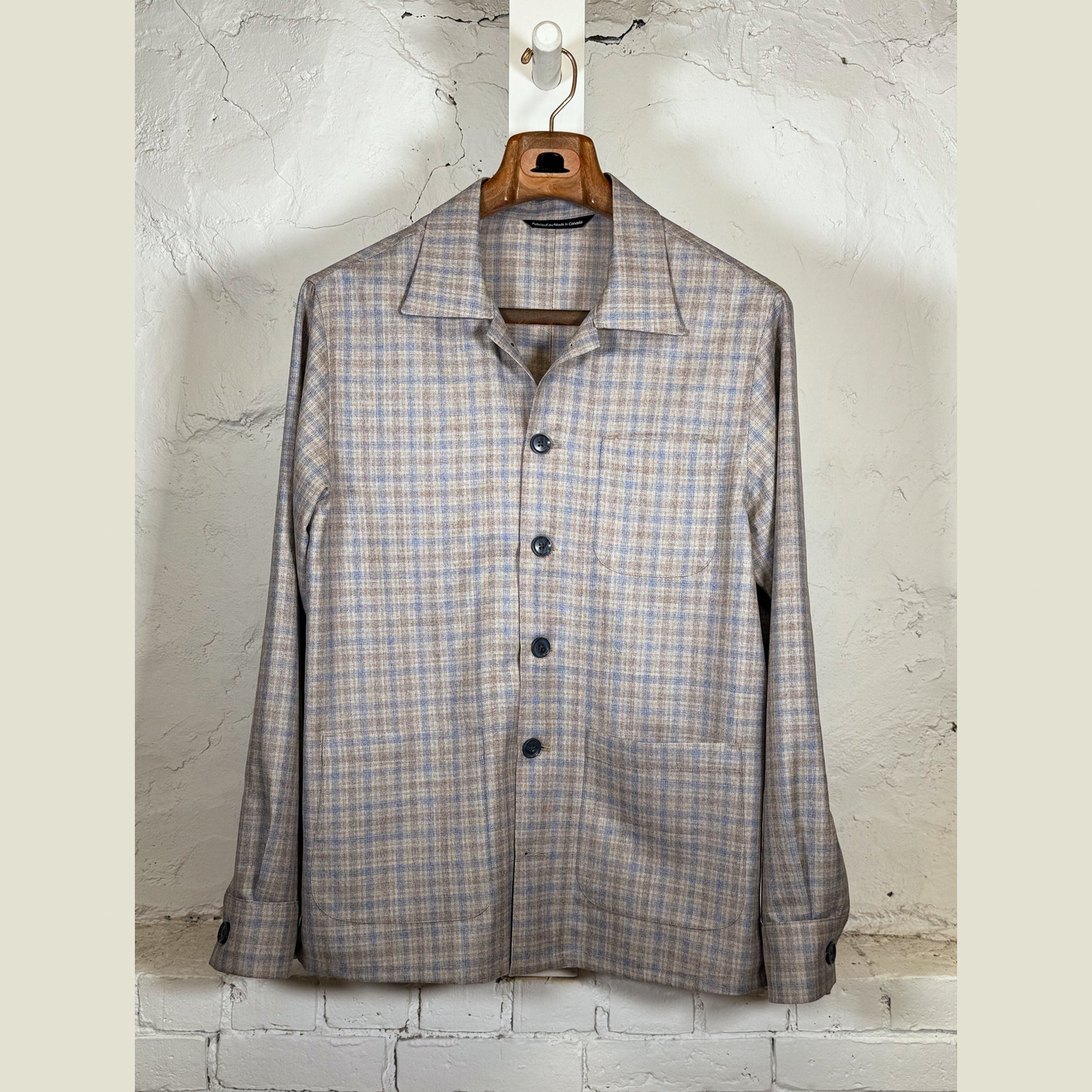 DW Plaid Overshirt – David Wood Clothiers