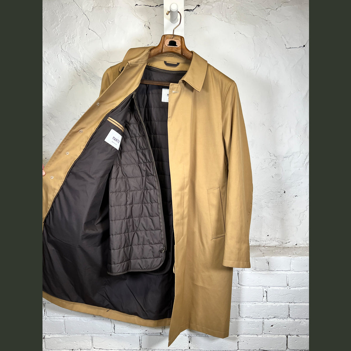 MANTO Tech Raincoat – David Wood Clothiers