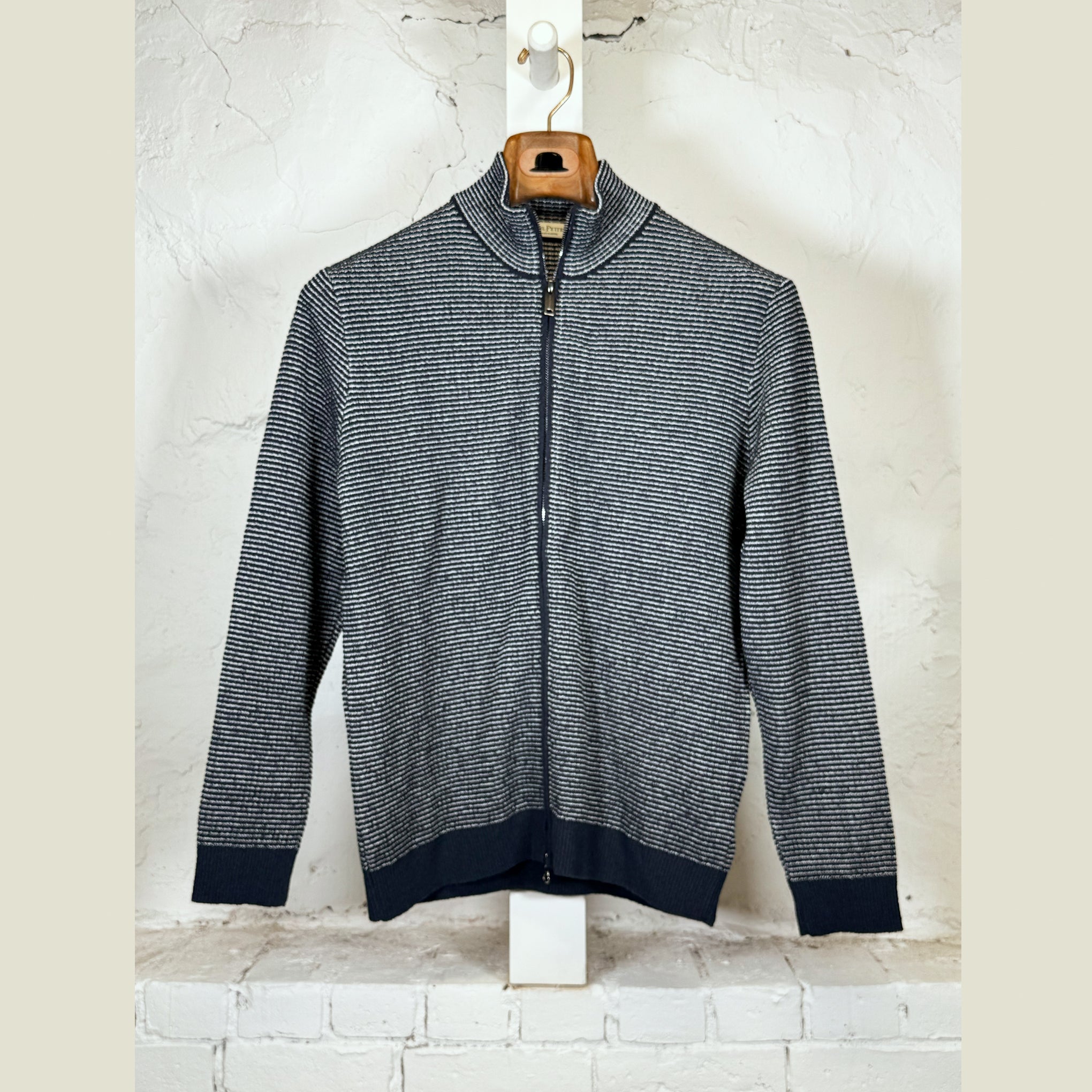 PHIL PETTER Full Zip Sweater – David Wood Clothiers